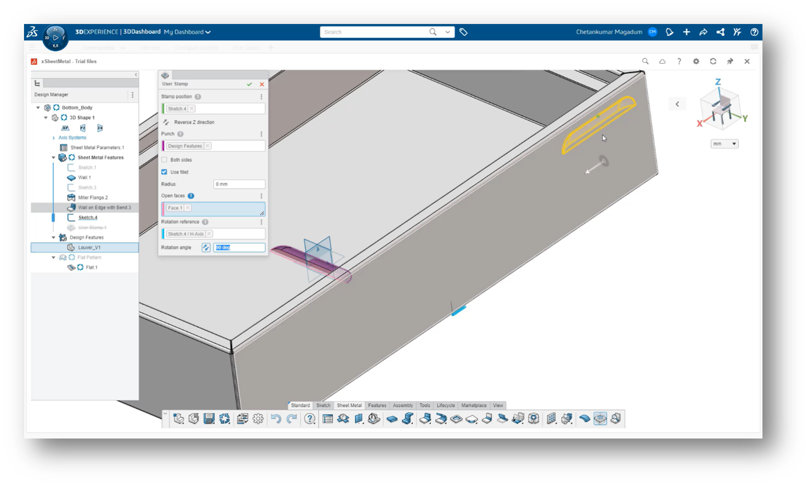 3D SheetMetal Creator - Designs Faster With 3DEXPERIENCE xAPPS