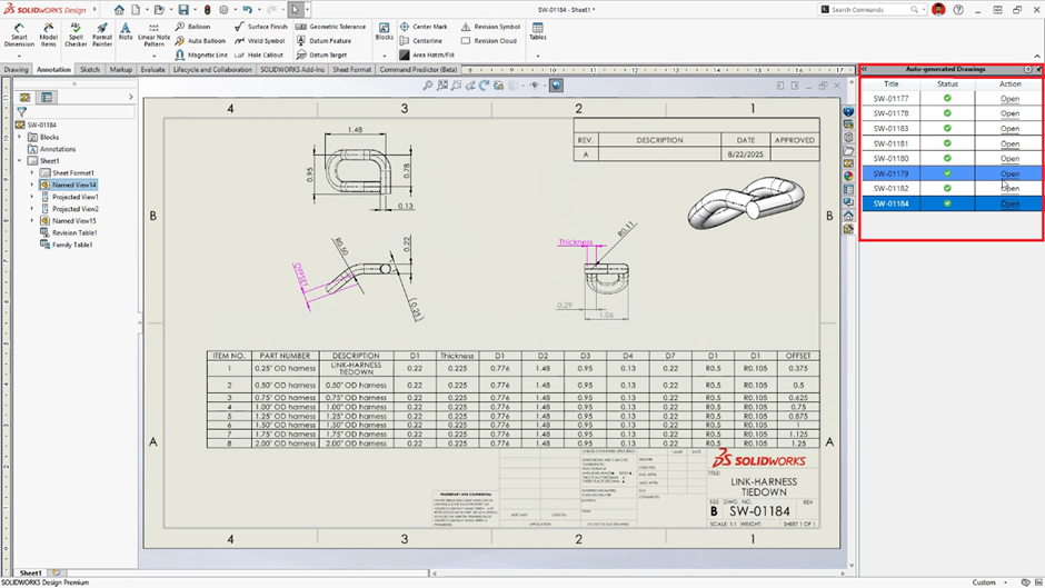 Auto Generate Drawing in SOLIDWORKS 2026: When AI Finally Does the Work ...